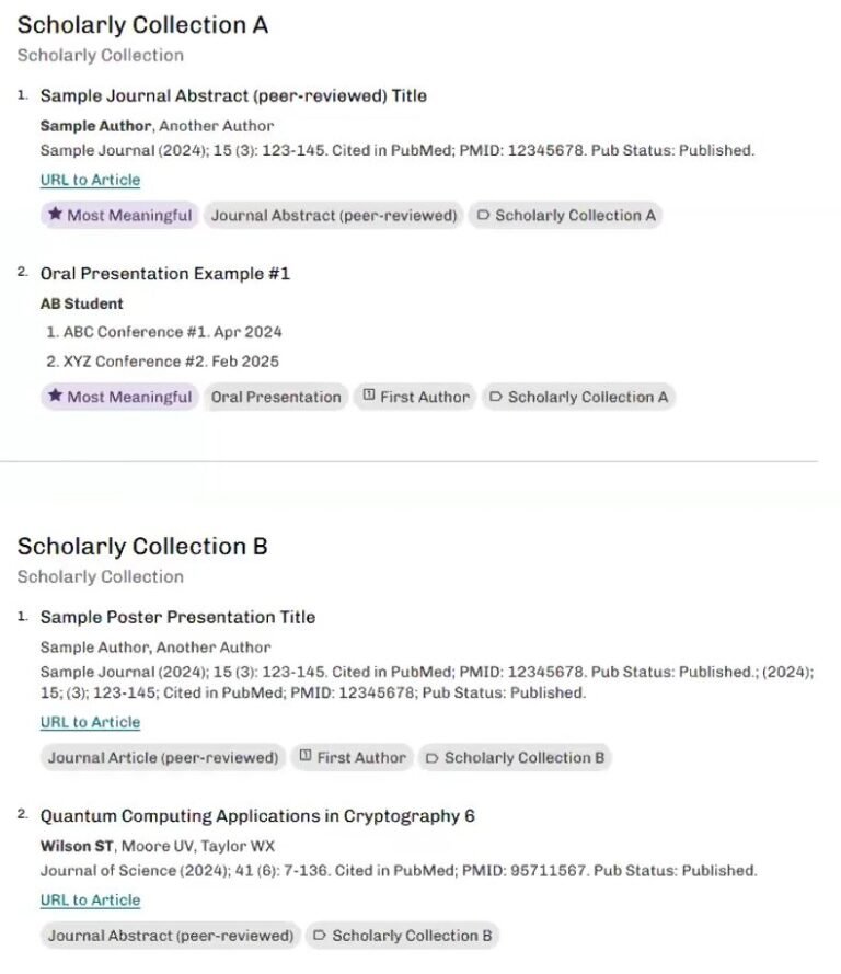 ERAS Publications Now "Scholarly Work" | 2026-27 Changes